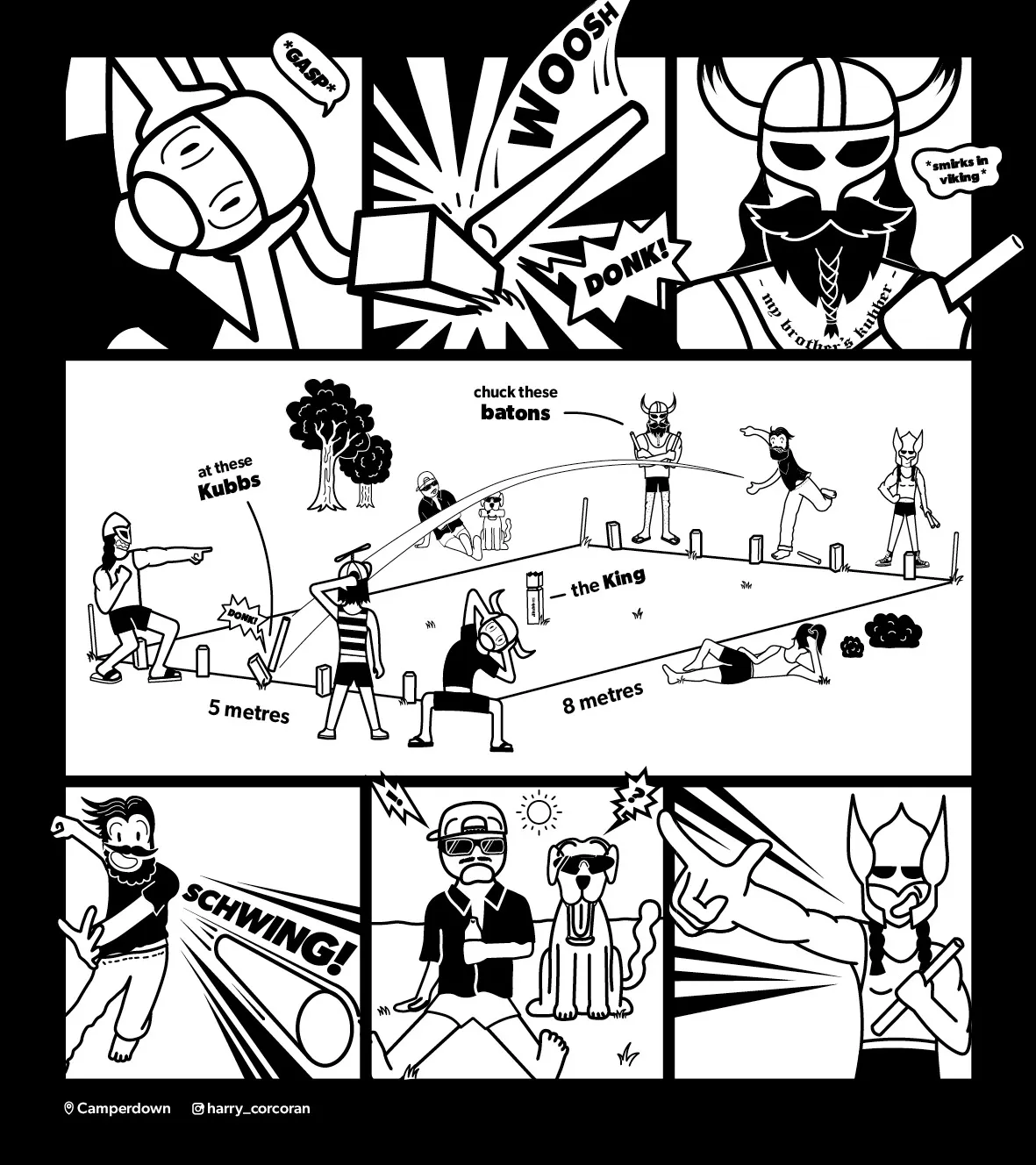 Original Kubb in Crate